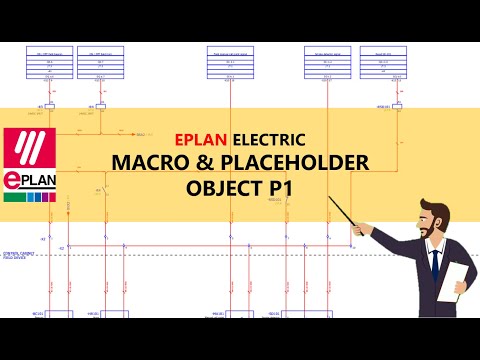 EPLAN ELECTRIC - MACRO AND PLACEHOLDER OBJECT P1 - YouTube