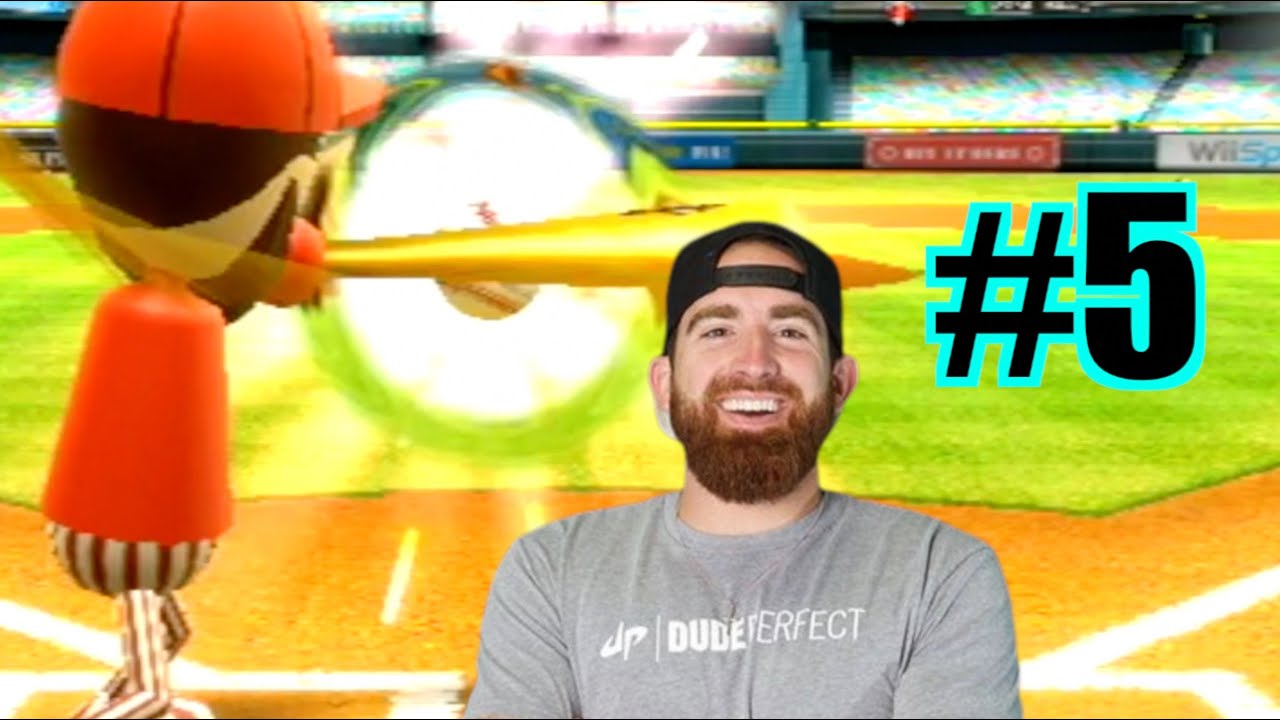 TYLER FROM DUDE PERFECT IS NEXT FOR THIS CHALLENGE! | Dude Perfect Wii ...