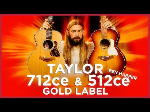 Taylor Finally Releases Grand Concert Gold Labels! New 512e Ben Harper & 712e