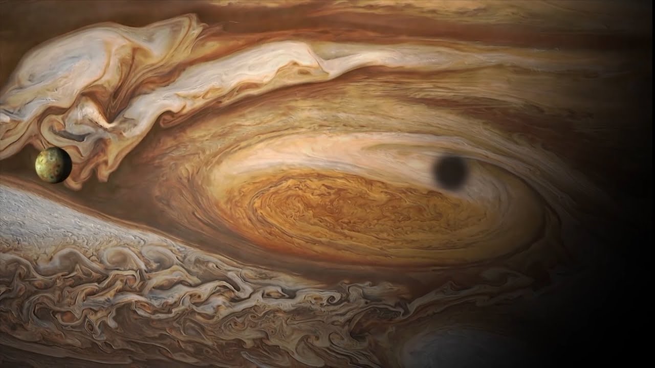 Juno capta un primer plano de Júpiter a 7.700 kilómetros - YouTube