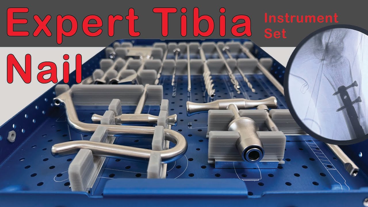 Tibia Nail Expert Tutorial with Azin Med instrument set - YouTube