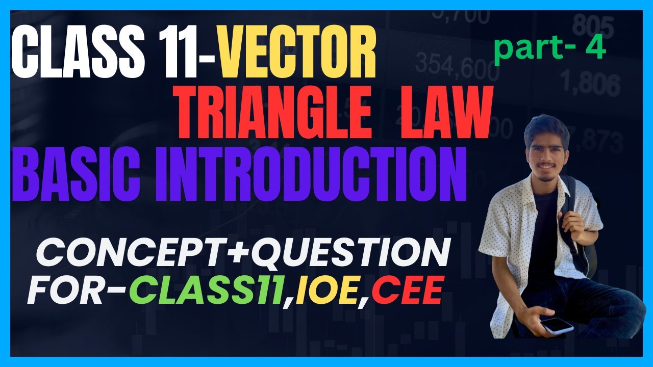 Triangle Law of Vector Addition | Physics Class 11 Chapter 2 (Part 4 ...