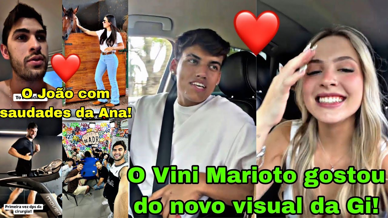 O VINI MARIOTO GOSTOU DO NOVO VISUAL DA GI CARDONI + O JOÃO TRISTE COM ...