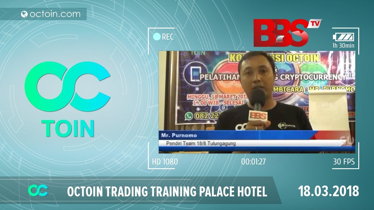Octoin trading training Palace hotel on 18th march 2018 - YouTube