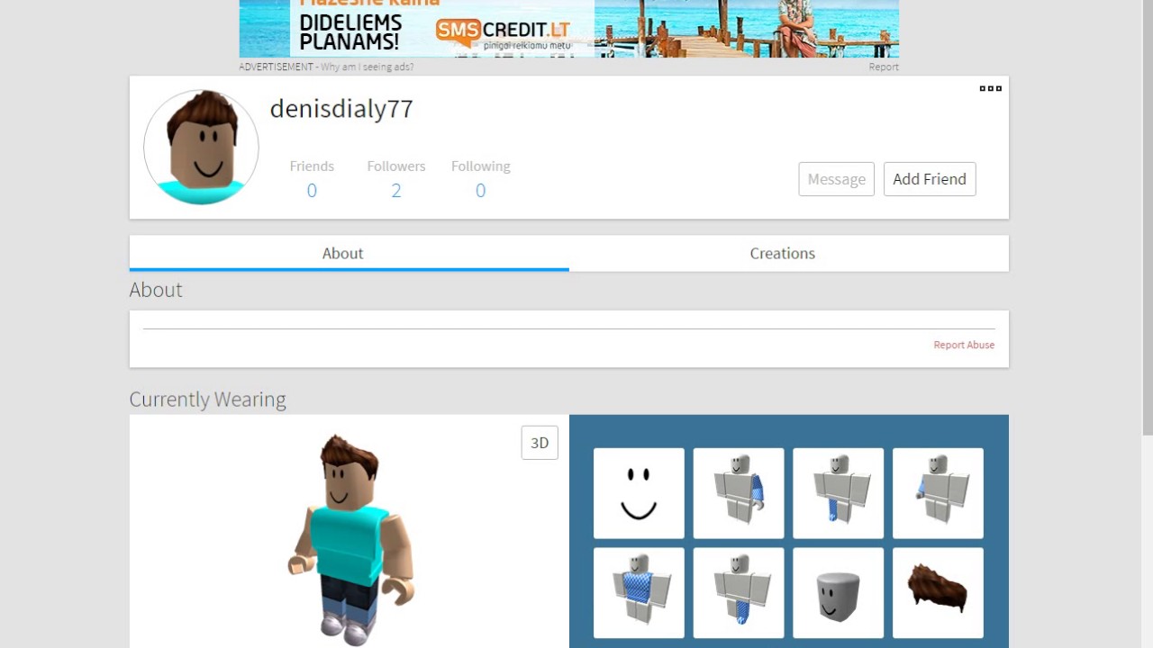 Roblox How To Be DenisDaily in Roblox For Free - YouTube