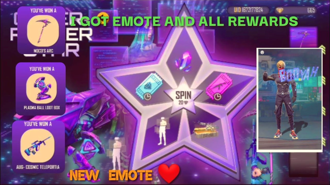 CYBER ROCKER STAR EVENT | FREE FIRE NEW EVENT | NEW EMOTE - YouTube