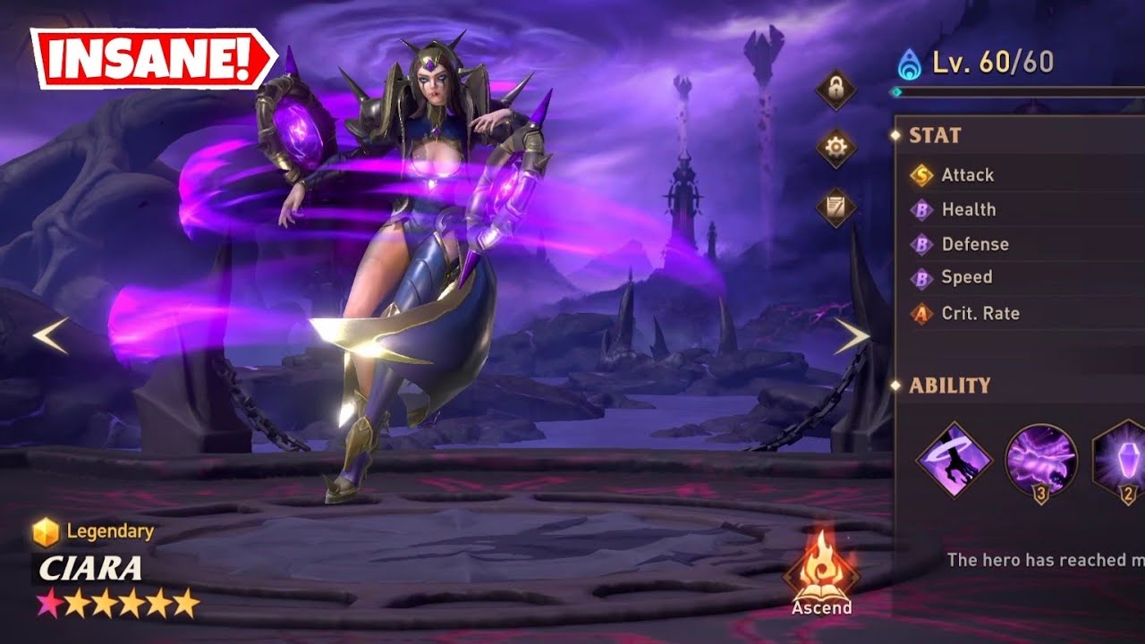 Ciara - Legendary Character - Awaken Chaos Era - Gameplay - YouTube