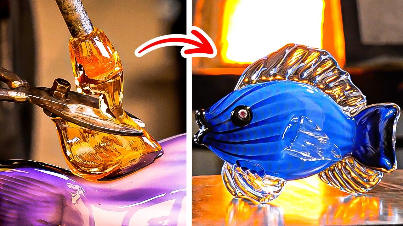 Satisfying Glass Blowing Art And Mesmerizing DIYs With Glass - YouTube