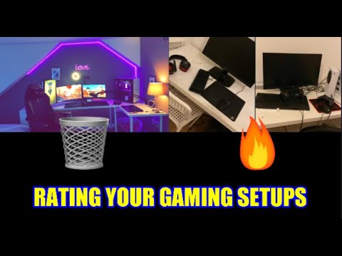Rating YOUR Gaming Setups! - YouTube