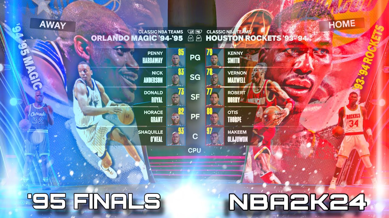 ‘95 NBA Finals Classic: ROCKETS VS MAGIC 🏆💍 - YouTube