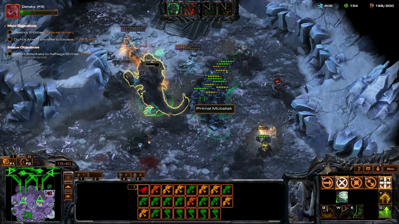 StarCraft 2 Co-op - Dehaka Level 7.2 - YouTube