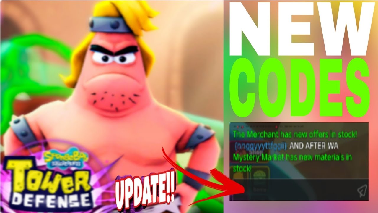 “NEW SpongeBob Tower Defense Codes! (November 2025) – FREE GEMS ...