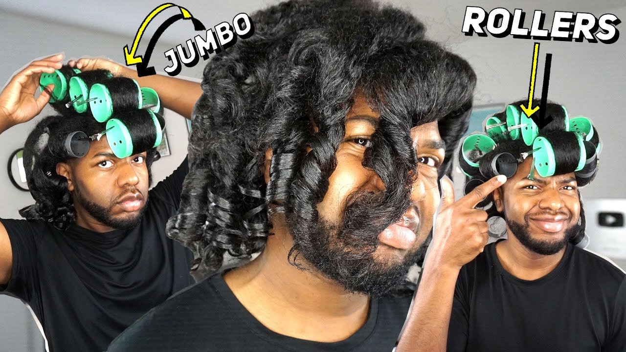 SO, I TRIED A ROLLER SET... - YouTube