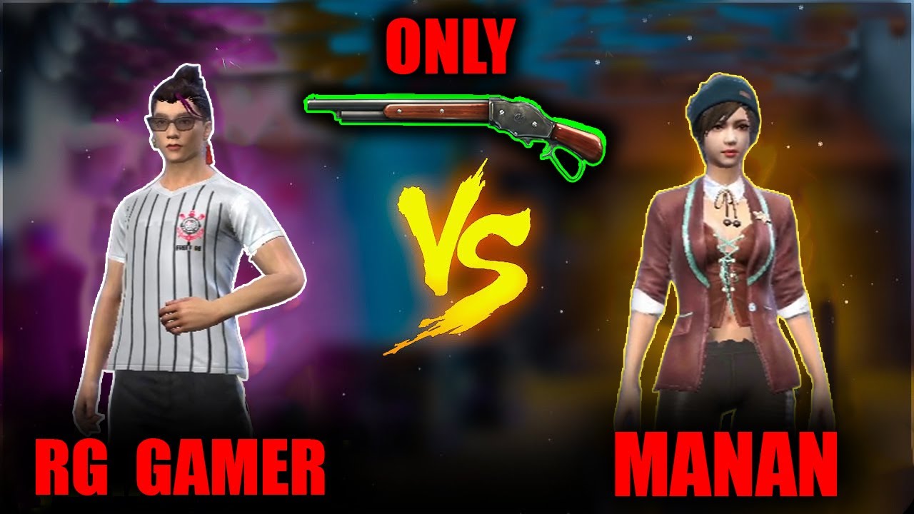 RG Gamer vs Manan | 1 vs 1 Clash Squad | only M1887 Gun - Garena ...