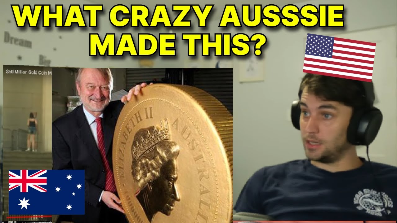 American reacts to UNREAL Australian Gold Coin (largest in the world ...