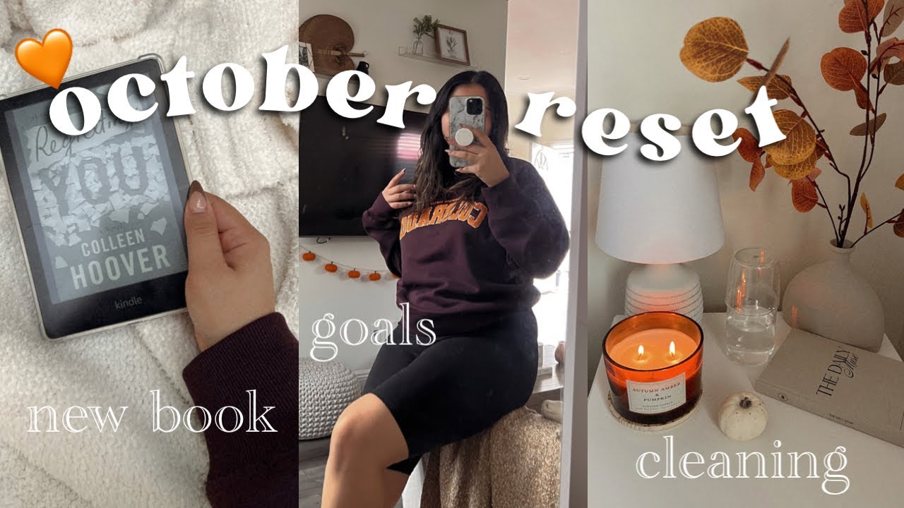 OCTOBER 🍂MONTHLY RESET 2022 goals & intentions | budgeting | deep ...