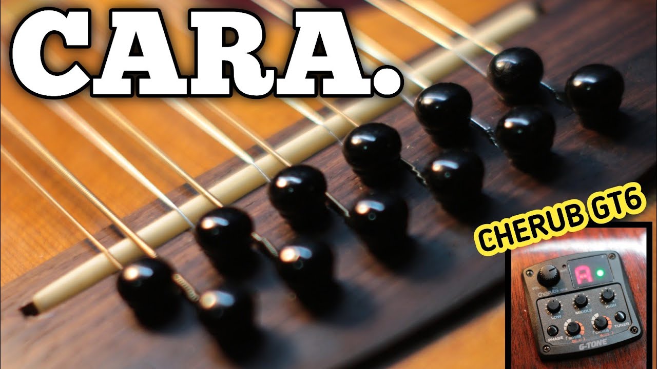 Cara pasang senar dan tunning gitar 12 senar | cherub gt6 #brohends ...