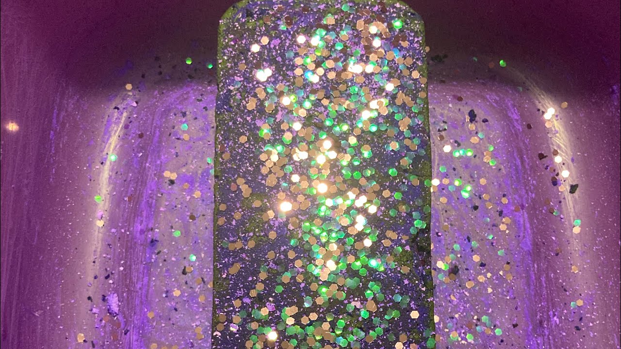 Exploding purple confetti loaf crush 💜 🟪🎊 - YouTube