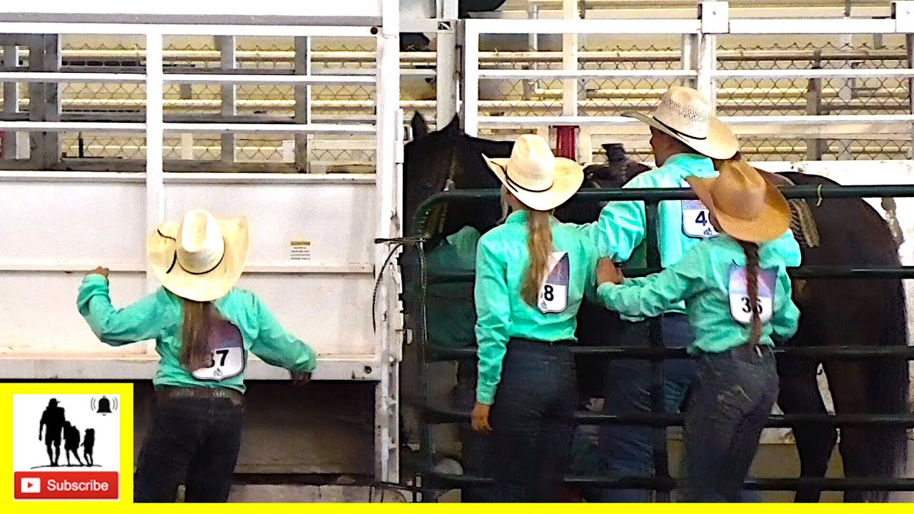 Trailer Loading - 2022 Saint's Roost Youth Ranch Rodeo - YouTube