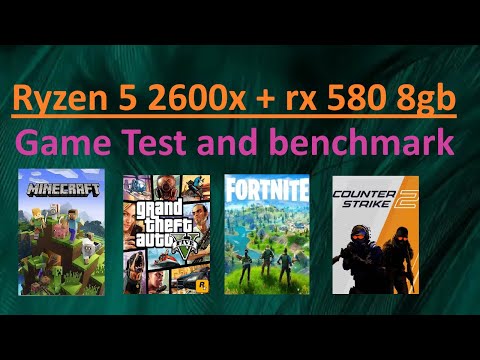 R5 2600x + RX 580 8gb Test w grach!