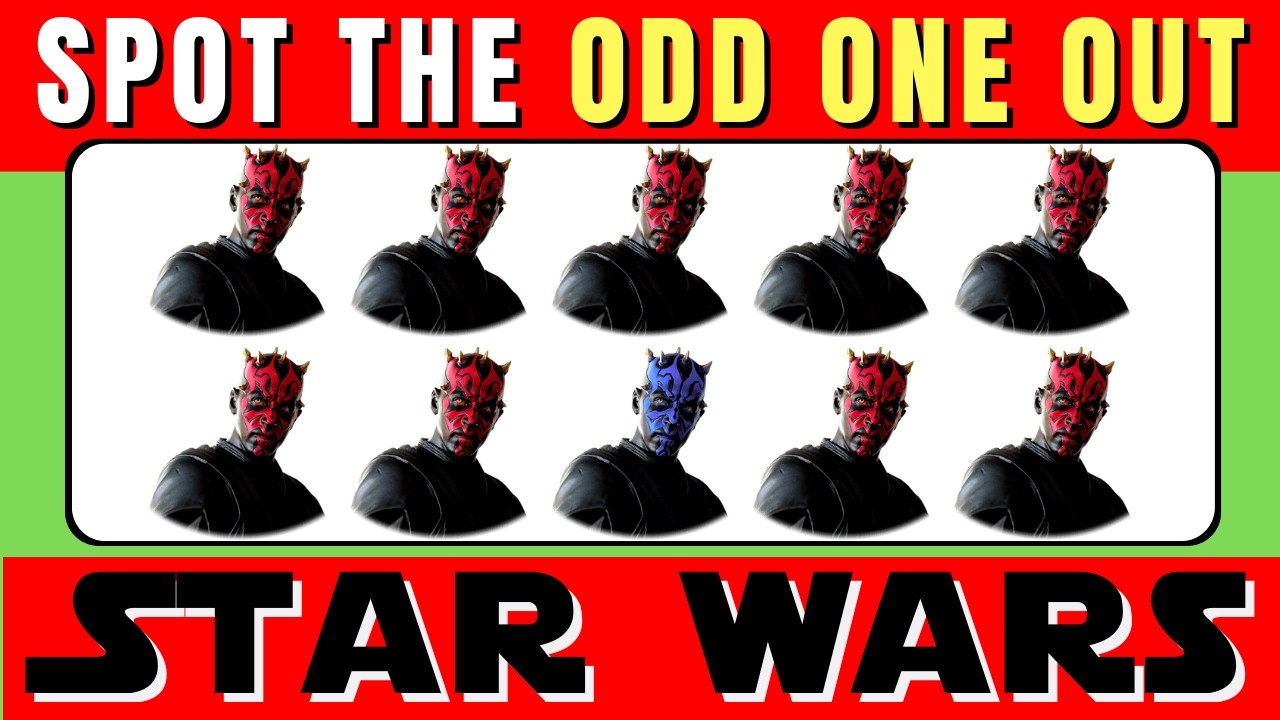 Spot The Odd One Out | Star Wars Edition - YouTube