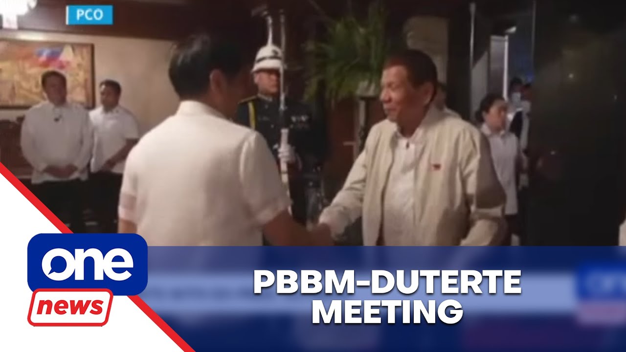 PBBM meets with Rodrigo Duterte - YouTube