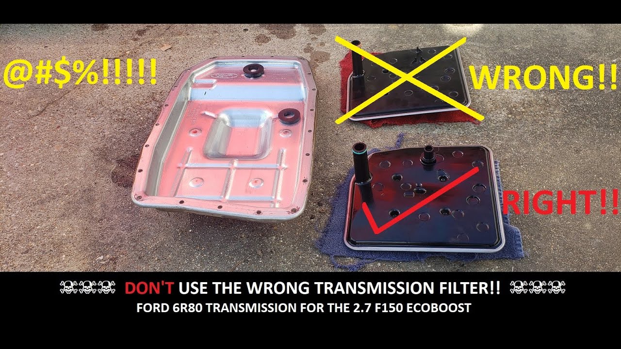 ☠☠☠ DON'T USE THE WRONG TRANSMISSION FILTER!! ☠☠☠ FORD 6R80 ...