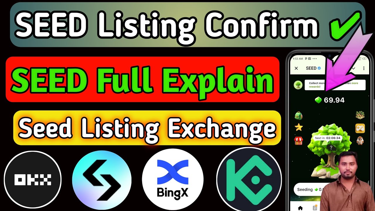 SEED Telegram Bot Listing Confirm | Seed Full Explain | Seed Launch ...
