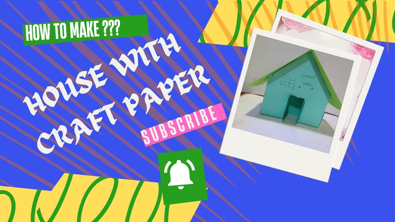 How to make paper house | how to make paper home | how to make diy ...
