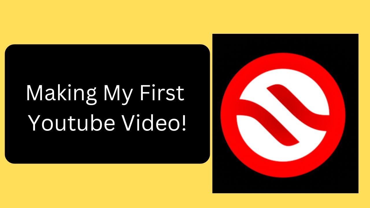 Making My First Youtube Video - YouTube