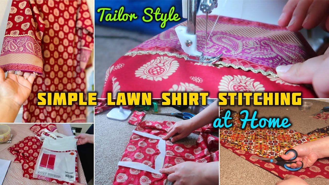 How to Cut and Stitch at Home | Tailor Style Cutting & Stitching ...