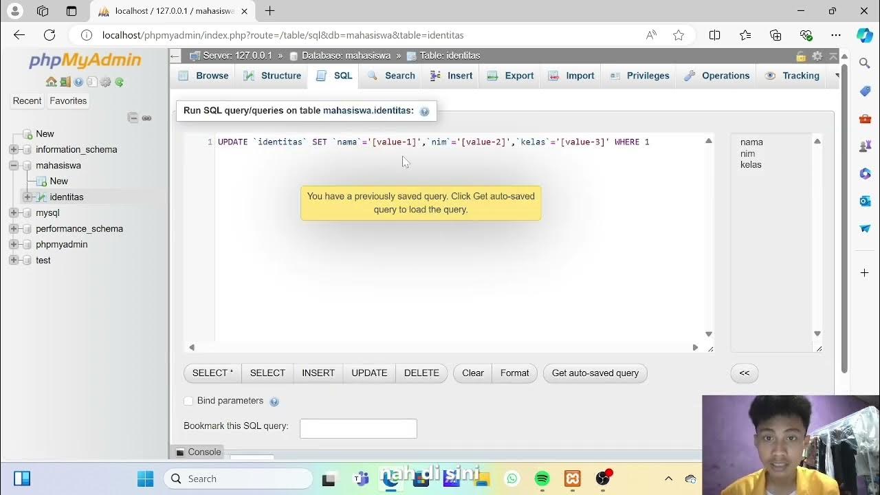 [TUGAS UAS CARA MEMBUAT DATABASE DI APLIKASI XAMPP/PHPMYADMIN create ...