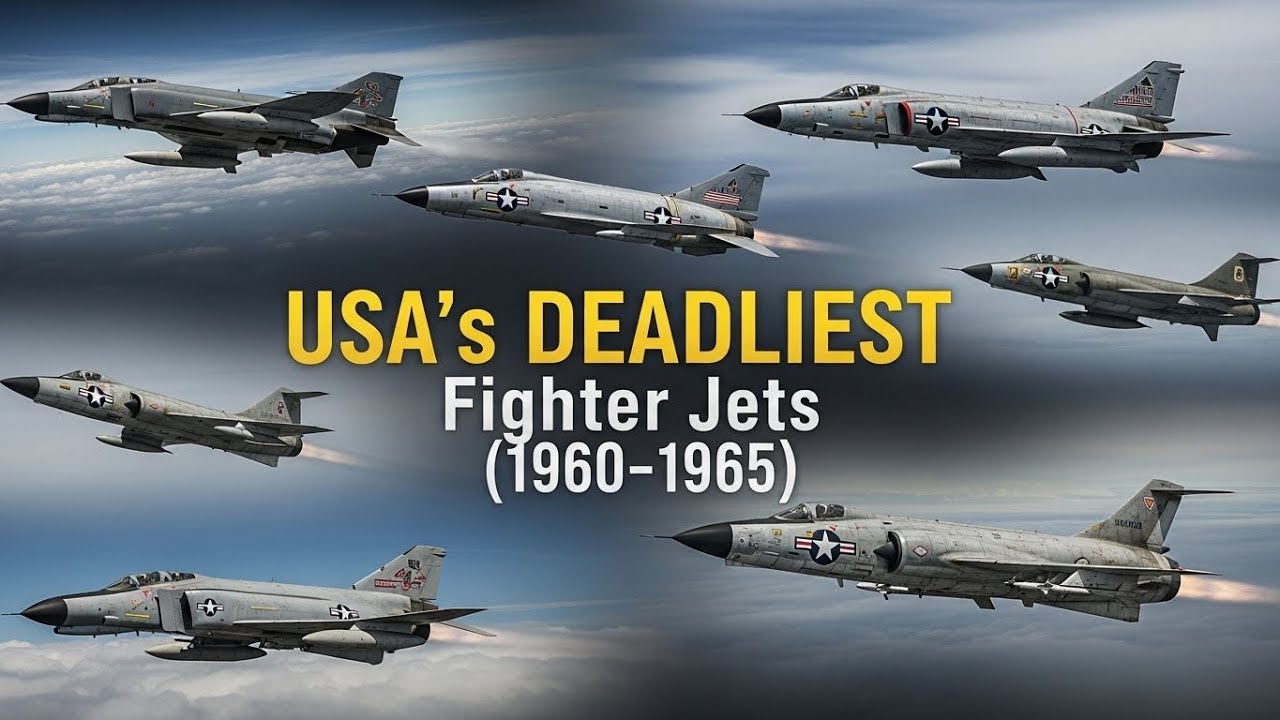 USA’s Deadliest Fighter Jets of the 1960s | Cold War Air Power - YouTube
