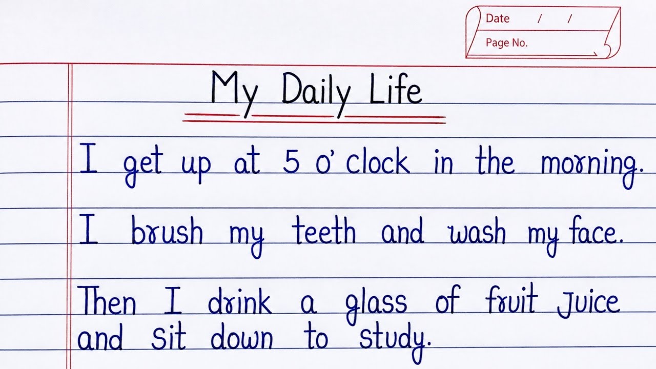 My daily life essay | Essay on my daily life | 10 lines on my daily ...