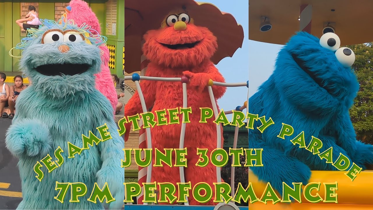 Sesame Street Party Parade | June 30th 7pm Performance | Sesame Place ...