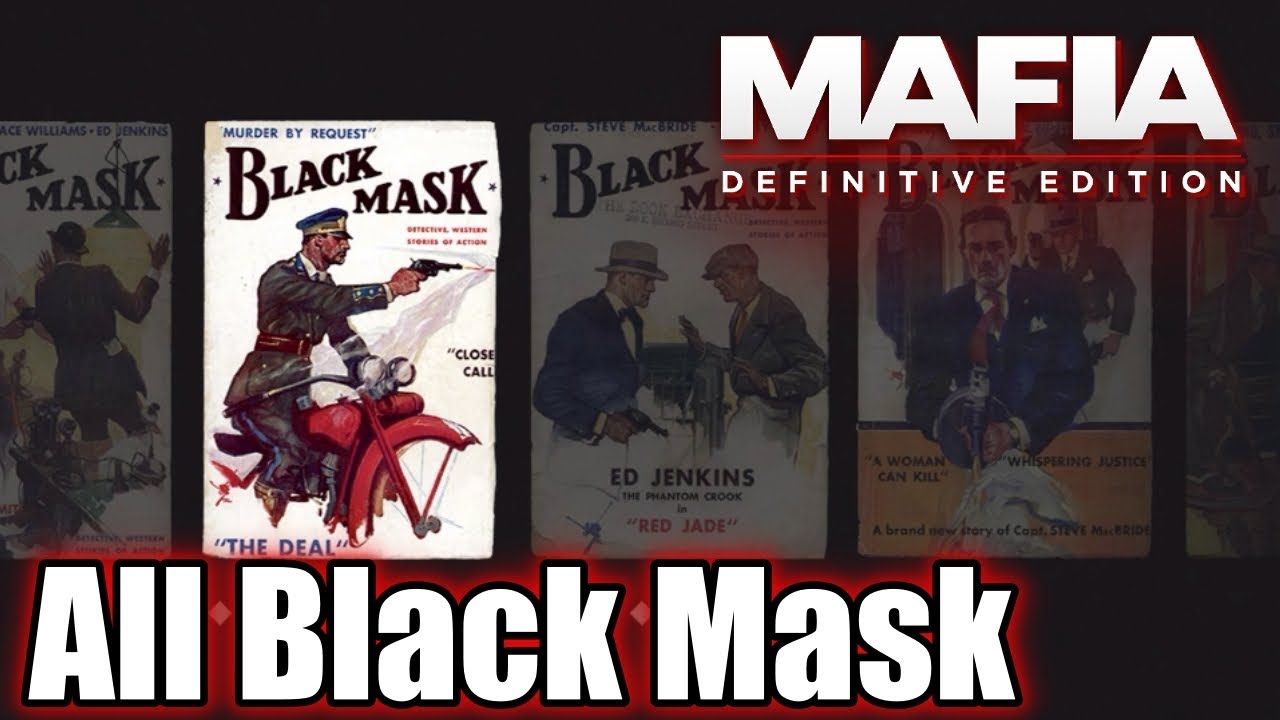 Mafia Definitive Edition - All Black Mask Collectible Magazines ...