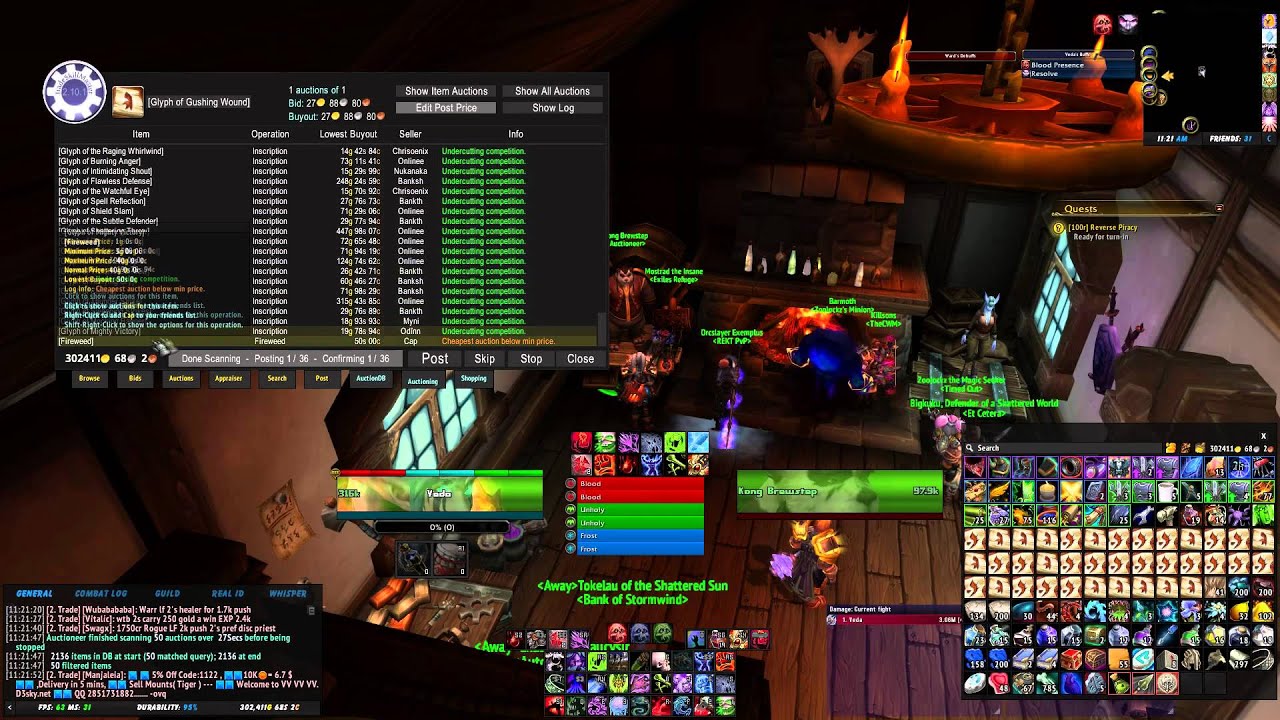 Making gold in WoW - TSM and the Auction House - YouTube