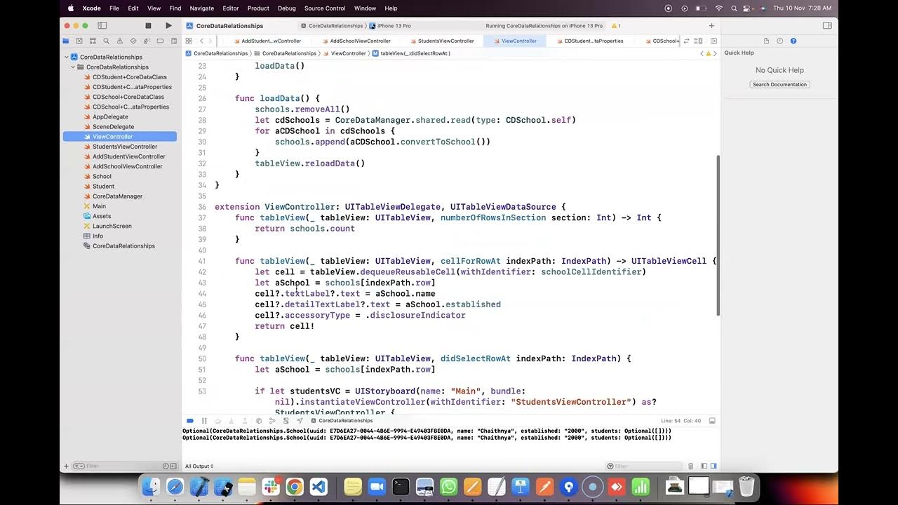 9742735256 - CoreData Relationships in Practical - Part 3 #iostraining #coredata - YouTube