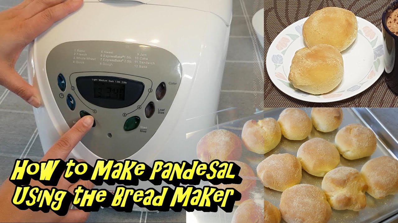 How to Make Pandesal Using a Bread Maker - YouTube