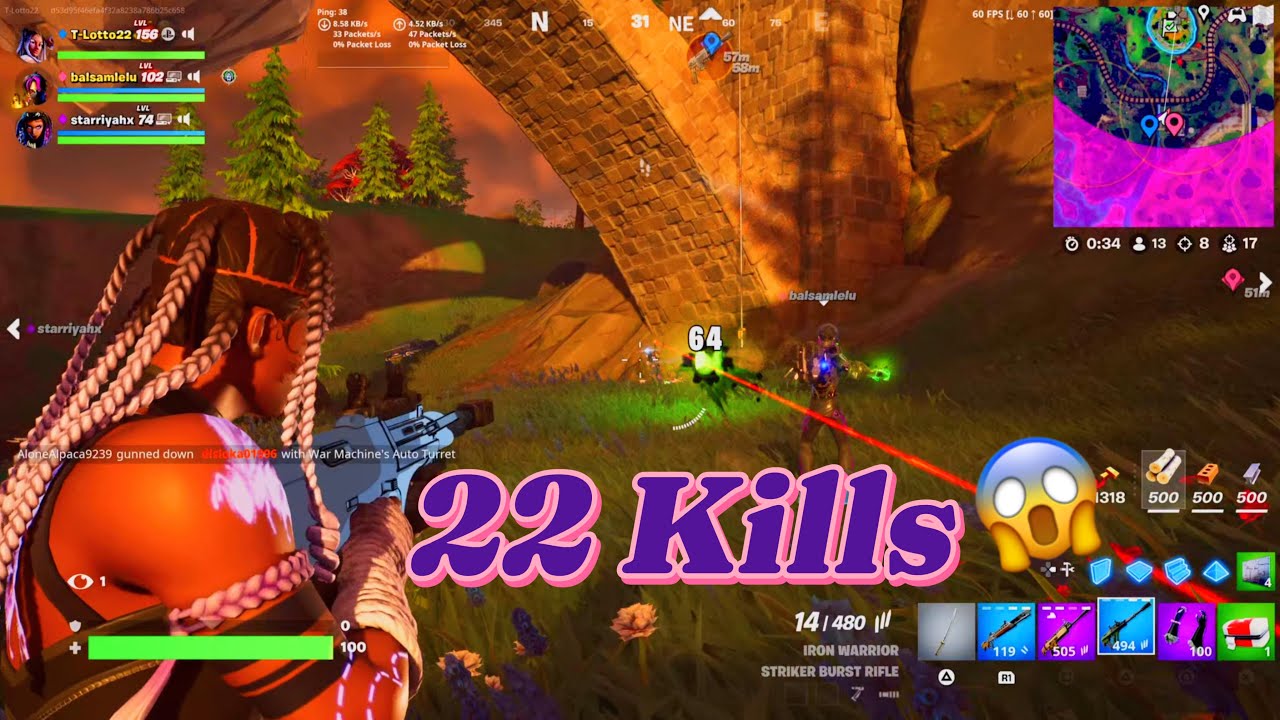 22 KILL Trio W | Fortnite - YouTube