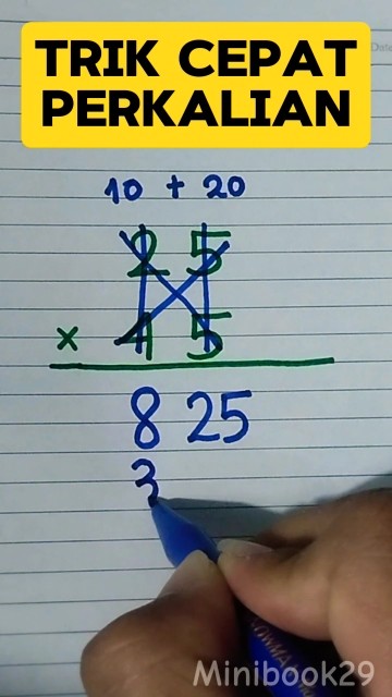 TRIK CEPAT PERKALIAN #trikmatematikacepat #shortvideo - YouTube