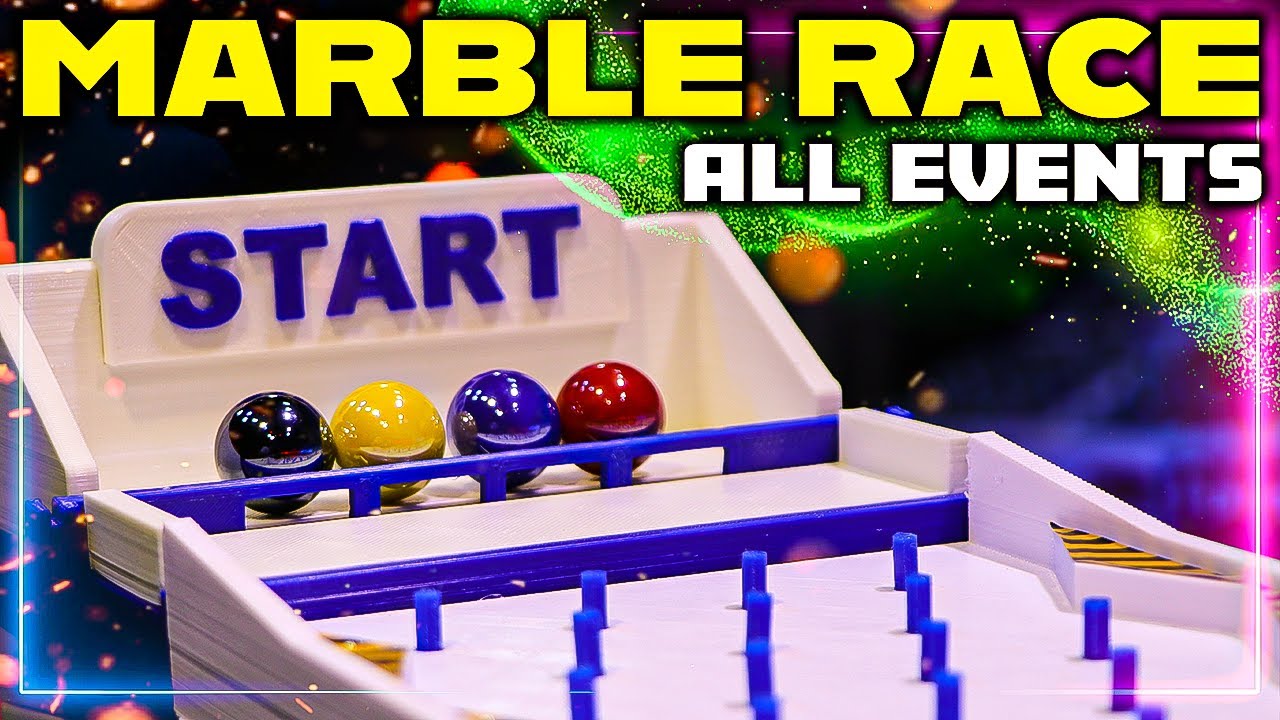 Holiday Marble race ALL EVENTS by Fubeca's Marble Runs - YouTube