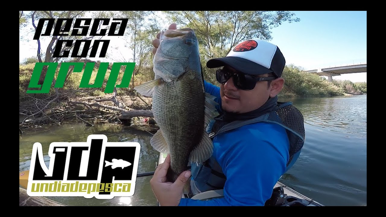 PESCA CON GRUP EN EL RIO BRAVO 10 lobinas y 1 mojarra - YouTube