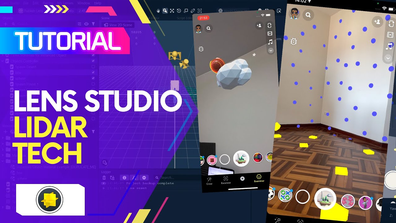 Lens Studio with LiDAR - Snapchat Tutorial AR Effect (EN Captions ...