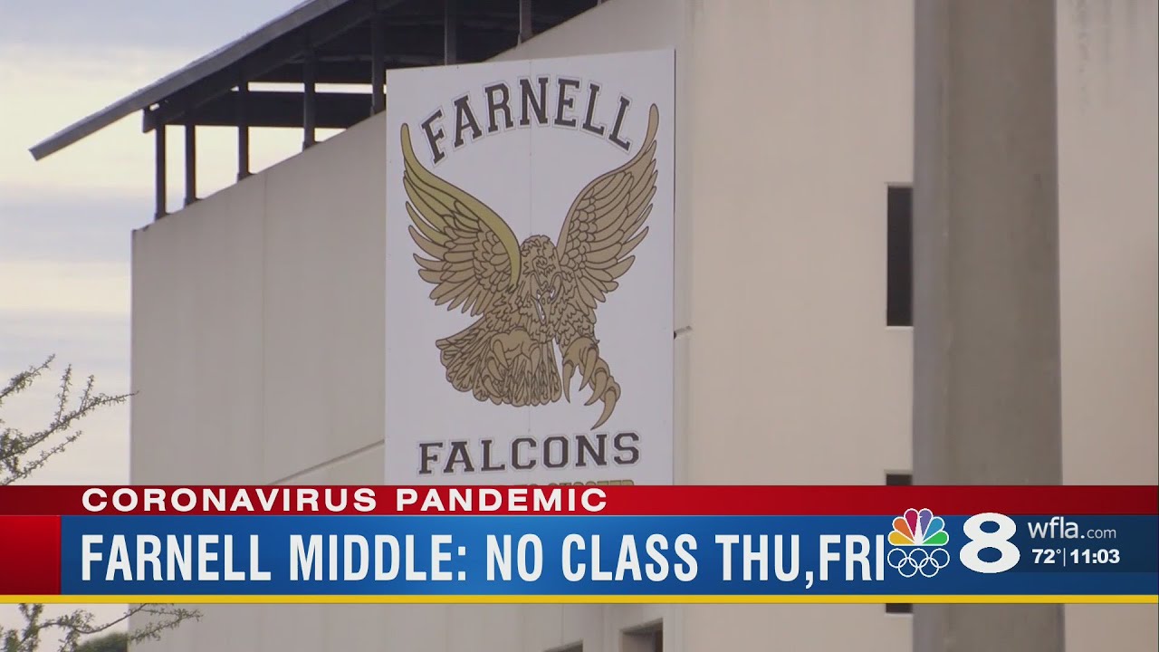 Farnell Middle School closes due to Coronavirus concerns - YouTube