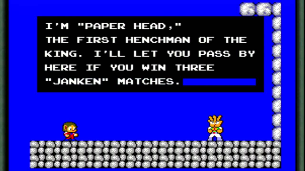 Alex Kidd In Miracle World : Paper Head Boss - Walkthrough Part 6 - YouTube