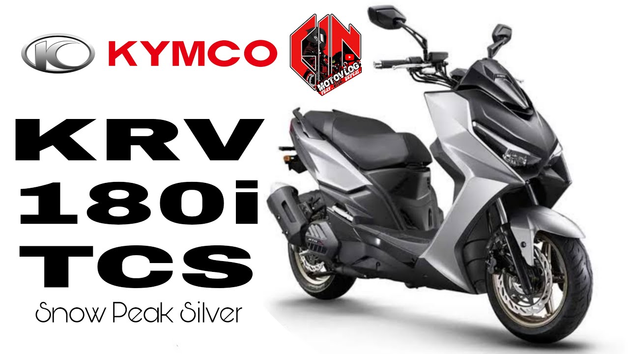 KYMCO KRV 180i TCS xx Quick Review and Test Drive xx GIN MOTOVLOG - YouTube