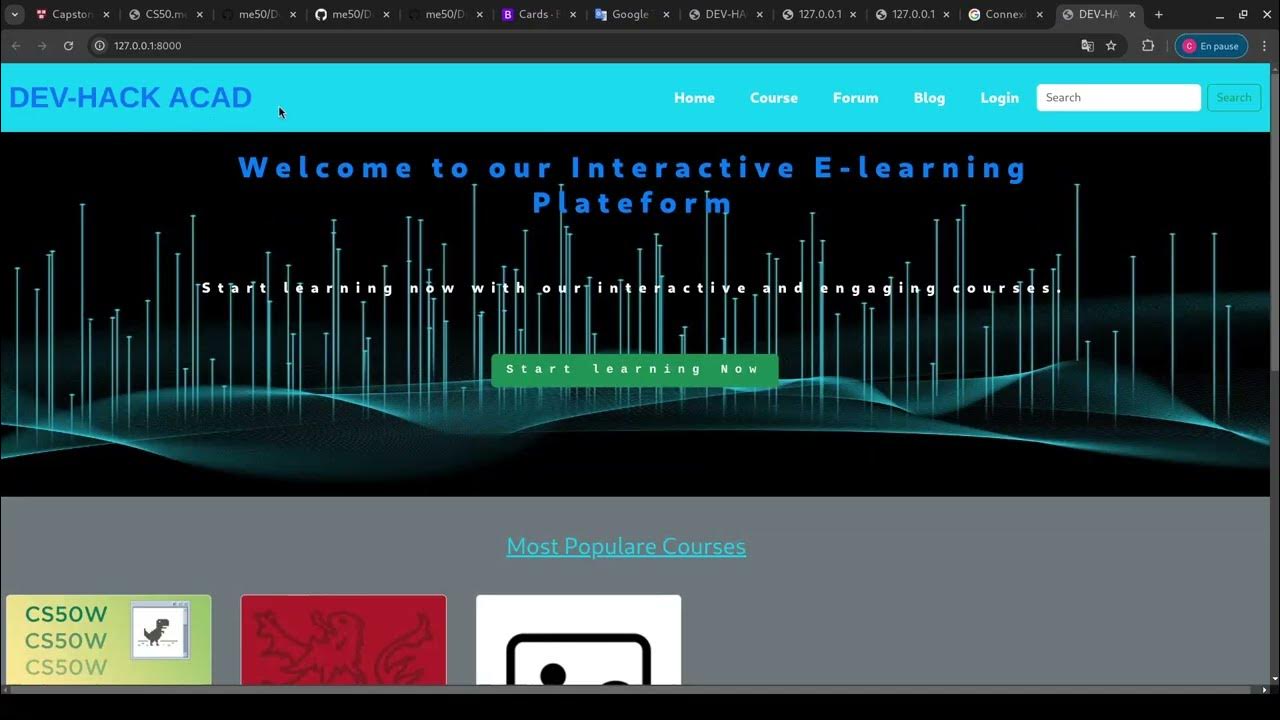 CS50W Web Programming with Python and Javascript ( Final Project ) - YouTube