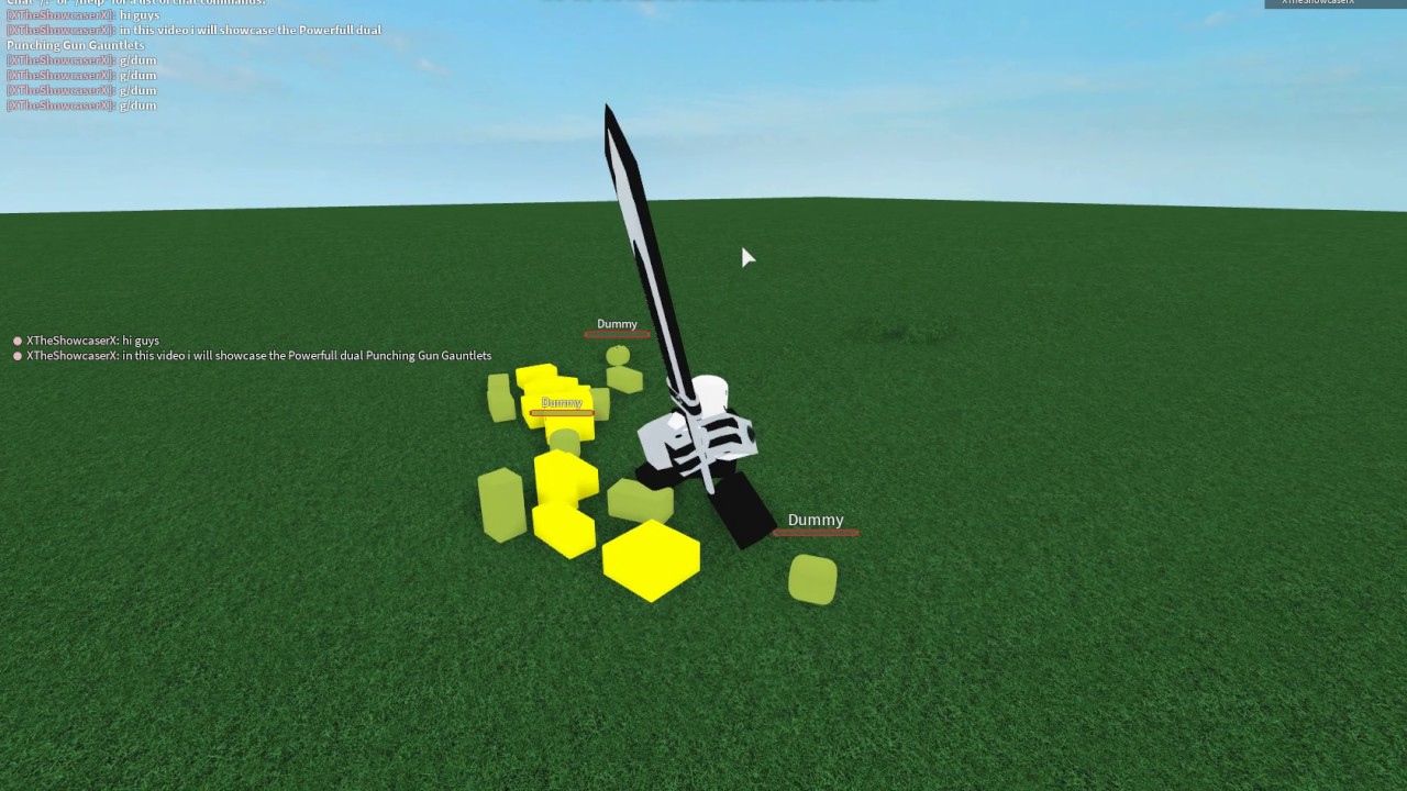 Roblox Script Showcase Episode#336/Powerfull dual Punching Gun ...
