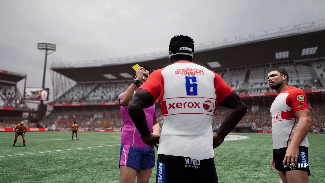 Rugby Challenge 4 - Free State Cheetahs Be a Pro - Hit Hard by Lions ...